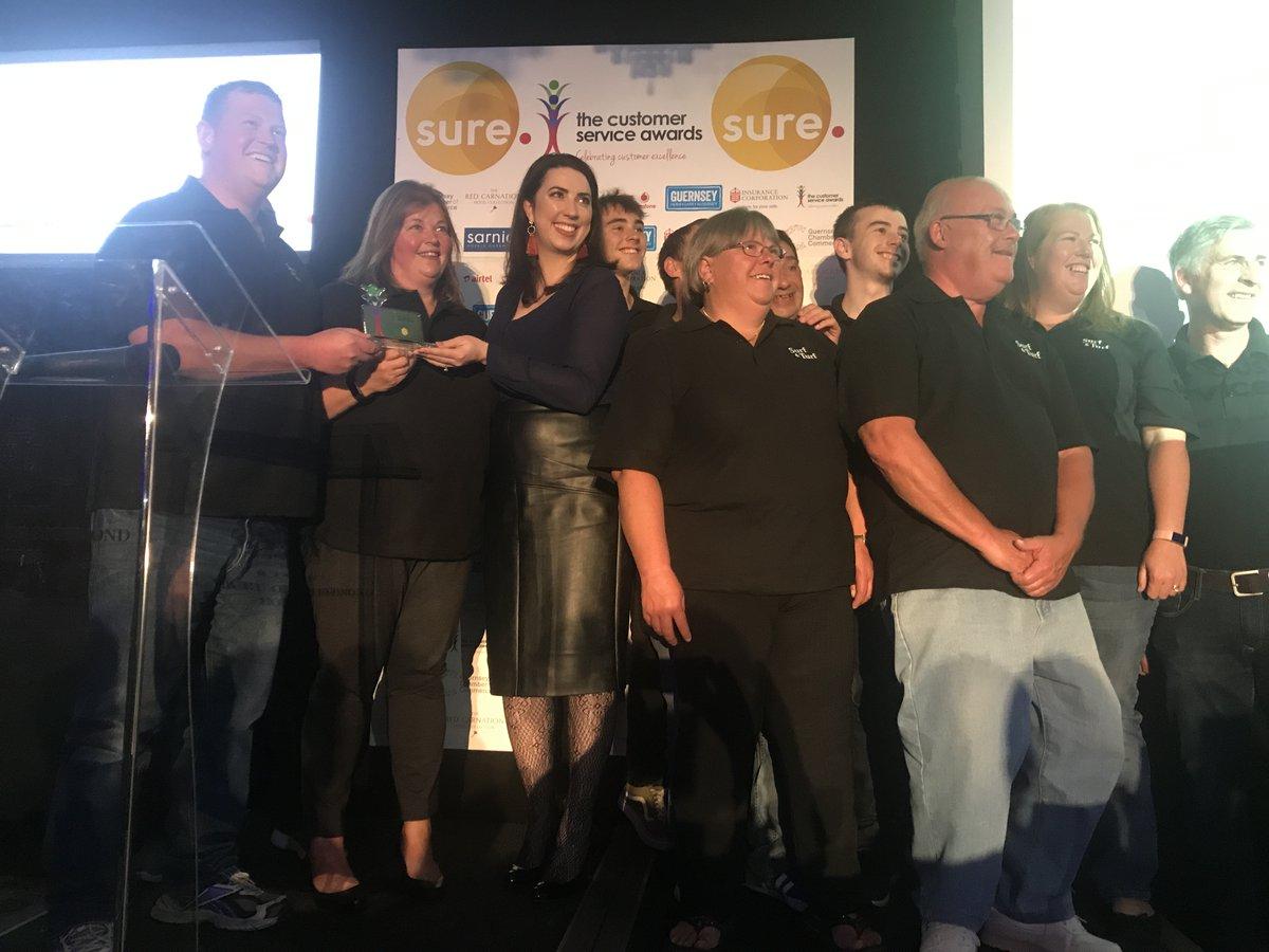 Sure Guernsey Customer Service Awards Winners Announced - Channel Eye