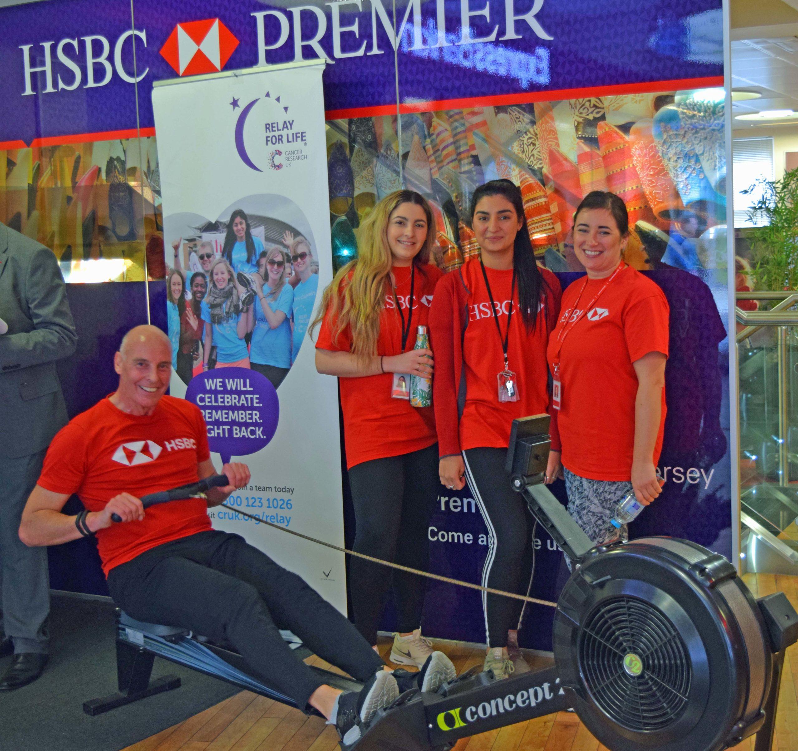 HSBC staff row for Cancer Research UK - Channel Eye