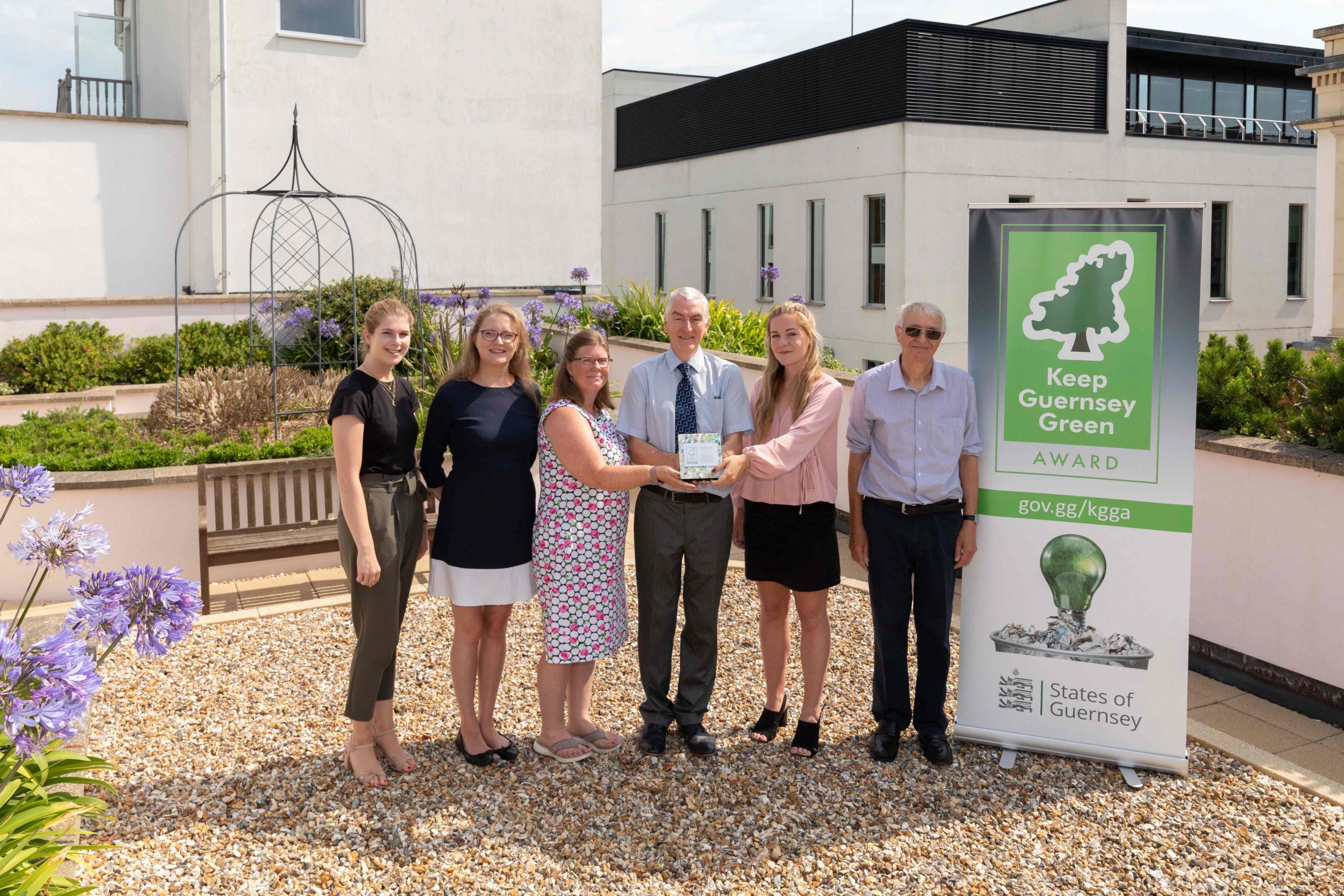 Butterfield receives silver Keep Guernsey Green Award - Channel Eye