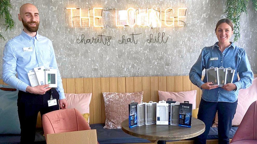 JT donates phone accessories to help Macmillan's community project ...