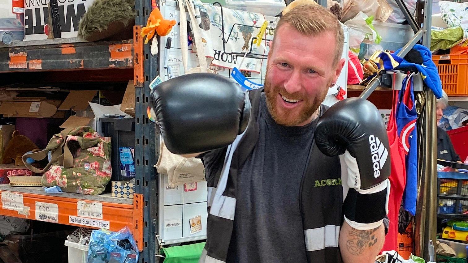 Acorn Reuse's Matt Carr is getting in the white collar boxing ring to ...