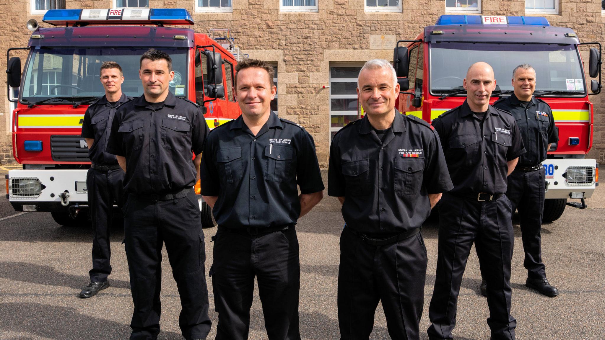 Jersey firefighters travel to Europe to deliver fire engines for ...
