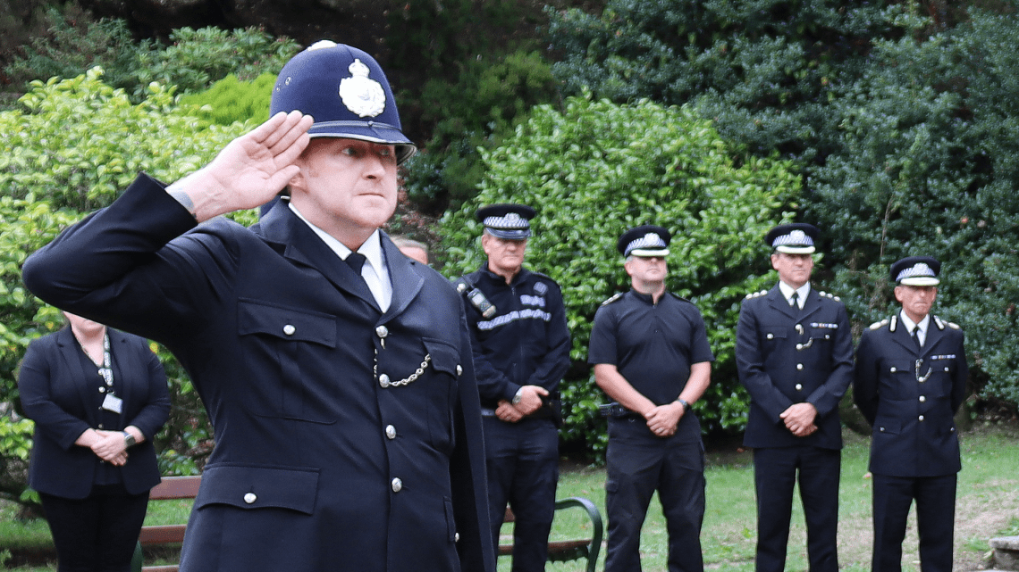 Guernsey Police PC has ceremonial role at State Funeral - Channel Eye
