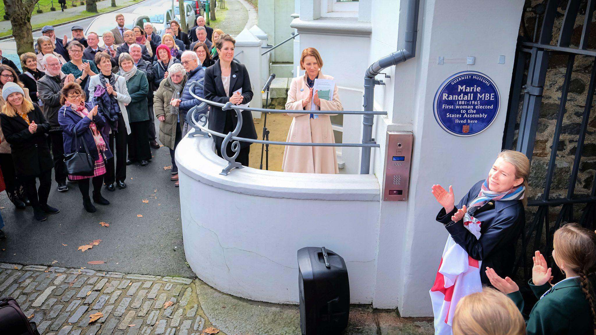 Blue plaque unveiled for Guernsey’s pioneering first female Deputy ...