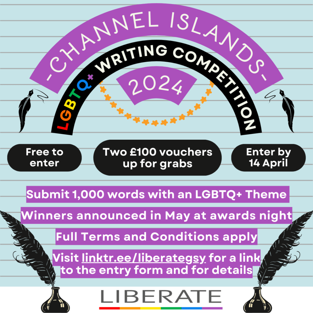 Channel Islands LGBTQ+ 2024 writing competition launched - Channel Eye