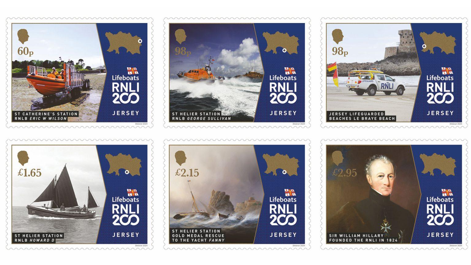 Jersey Post celebrates 200 Years of the RNLI with commemorative stamp ...