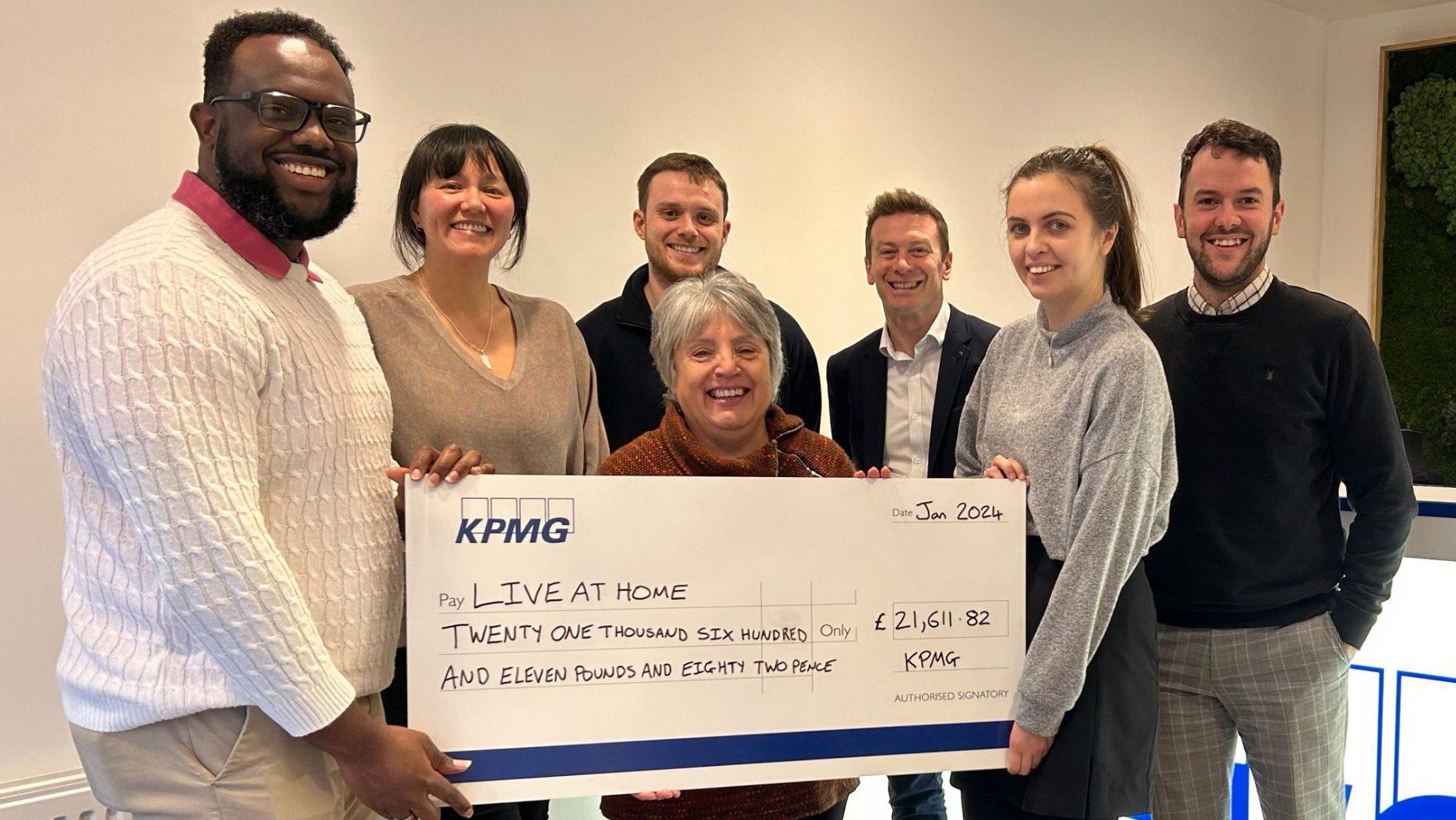 KPMG raises over £21,600 for Live At Home charity - Channel Eye