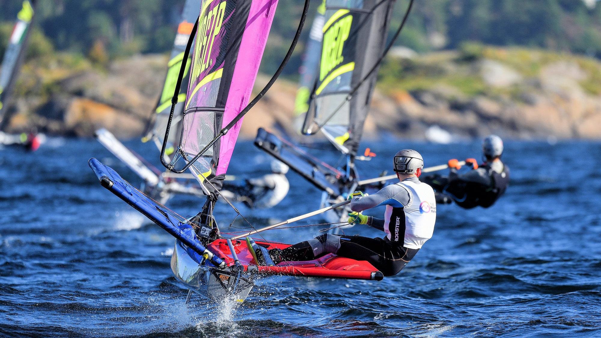 Guernsey sailor takes on world’s best at Foiling Waszp World ...