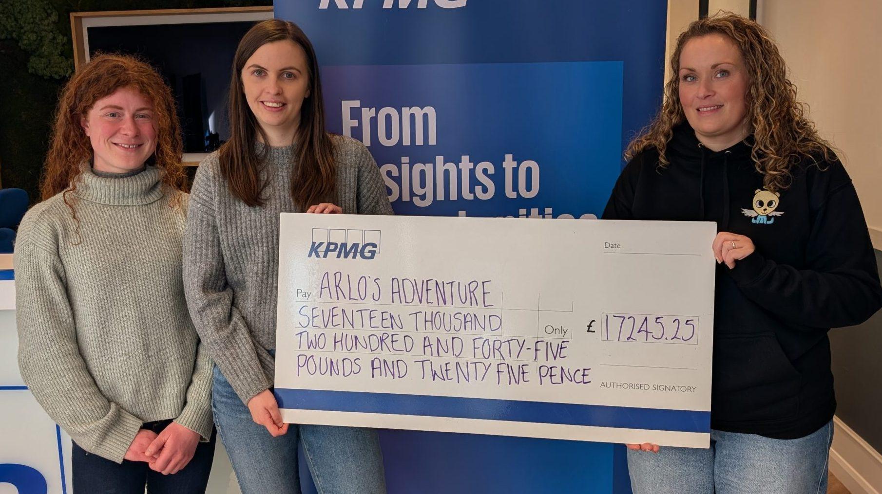 KPMG in the Crown Dependencies raises over £17,000 for Arlo's Adventure ...