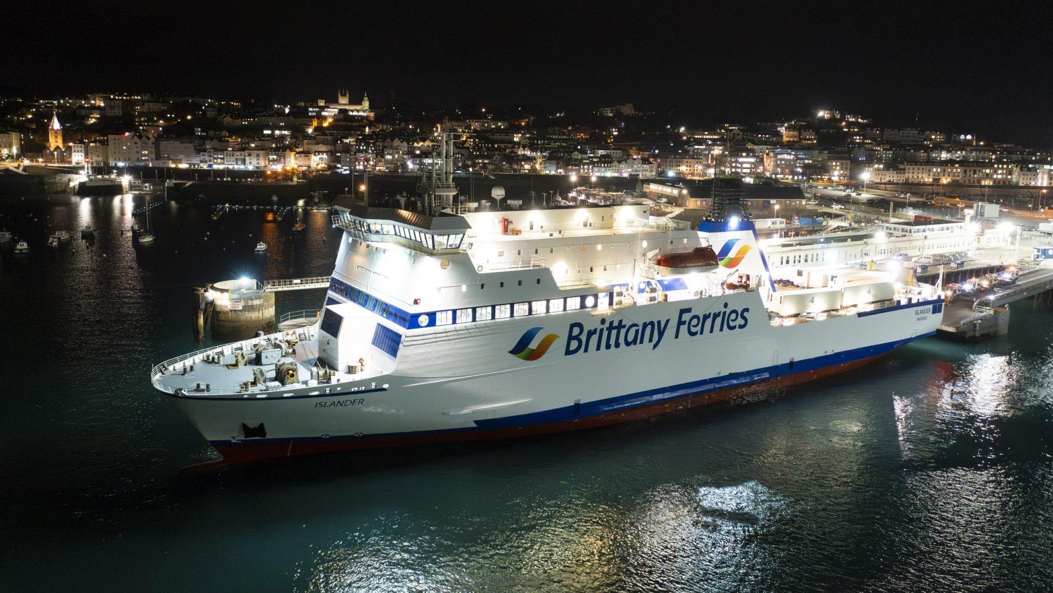 First Brittany Ferries' liveried vessel calls into the Islands ...