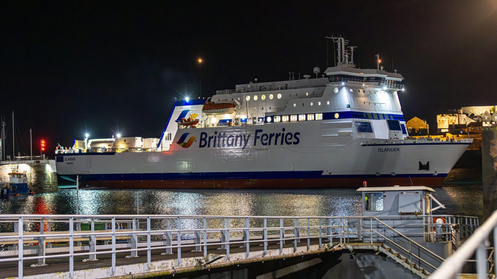 First Brittany Ferries' liveried vessel calls into the Islands ...