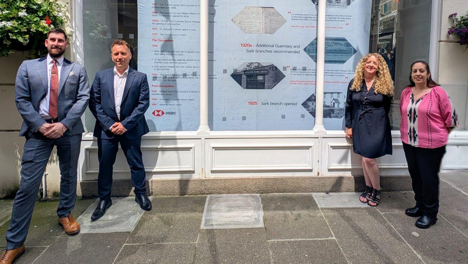 HSBC celebrates 125 and 100-year branch anniversaries in Guernsey and ...