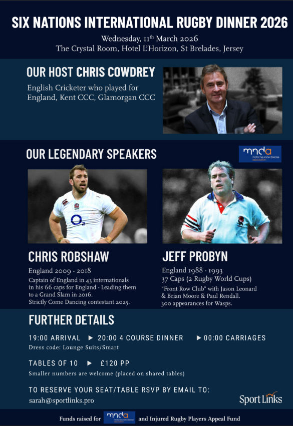 Six Nations International Rugby Dinner 2026 - Channel Eye