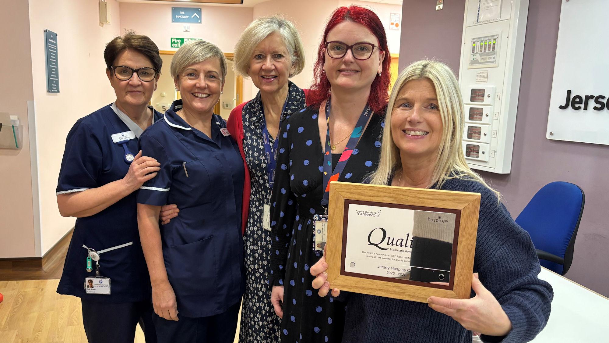 Jersey Hospice Care recognised for providing the highest standards of ...