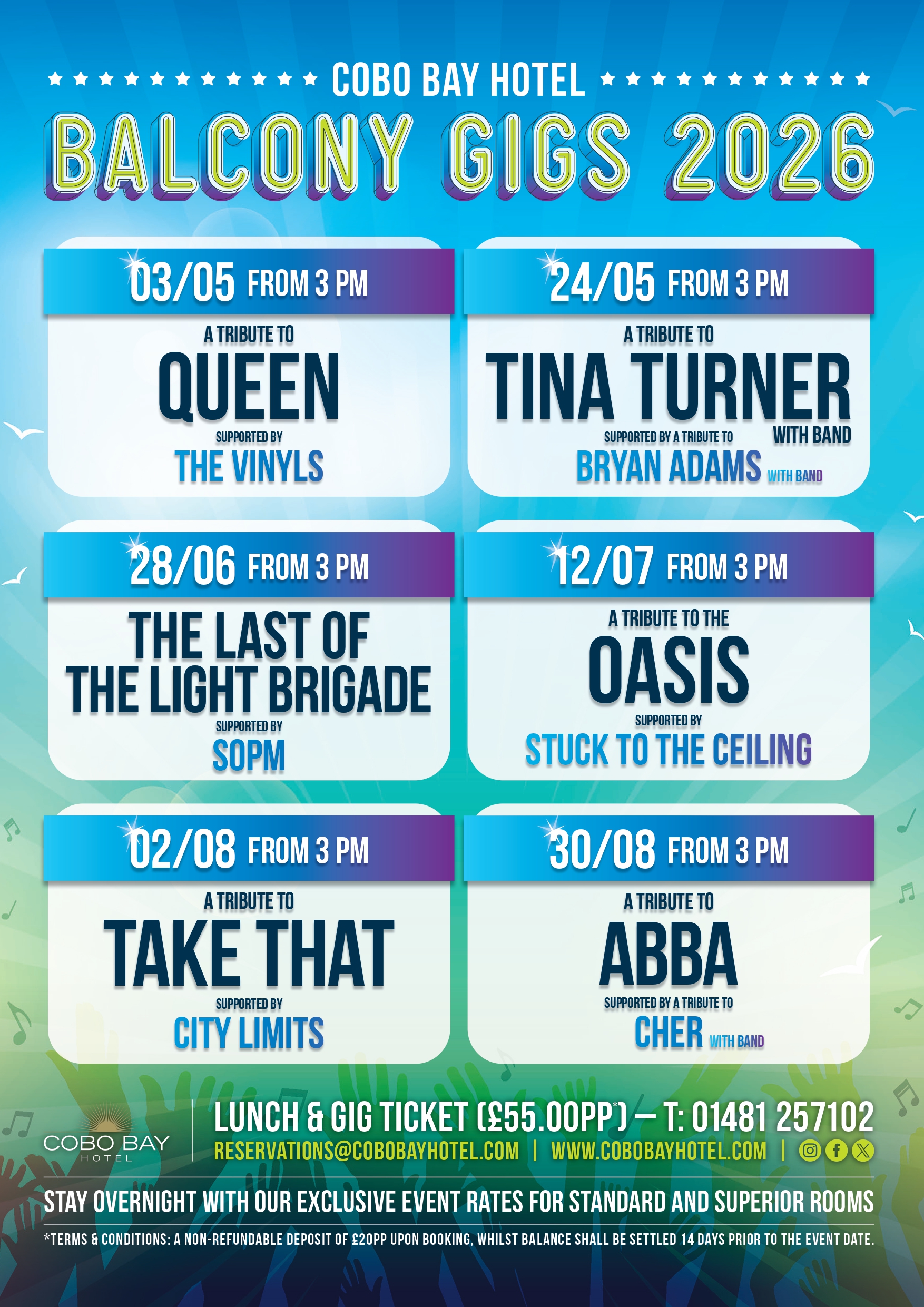 Cobo Bay Balcony Gigs: A tribute to Take That - Channel Eye