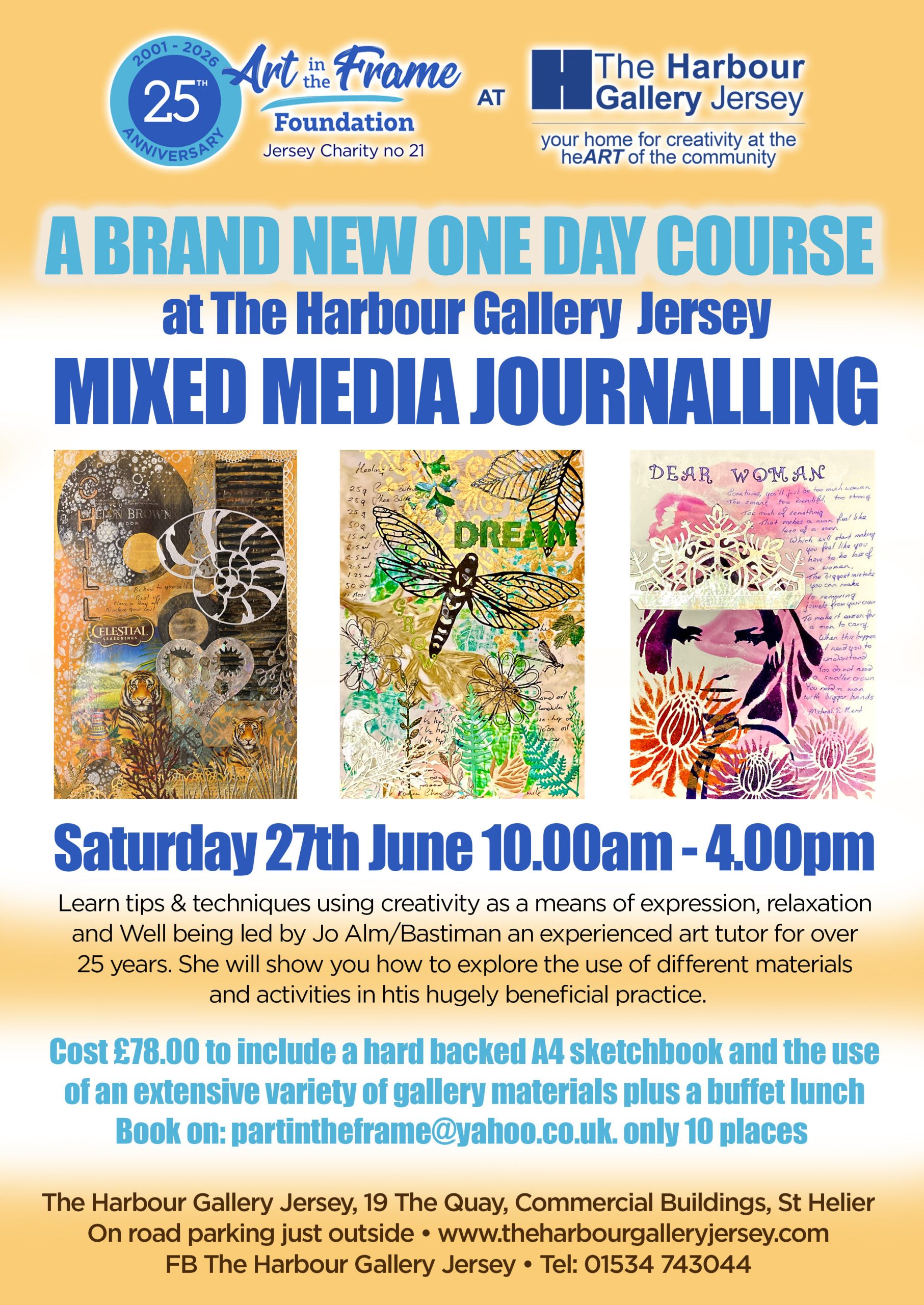 Mixed media journalling workshop - Channel Eye